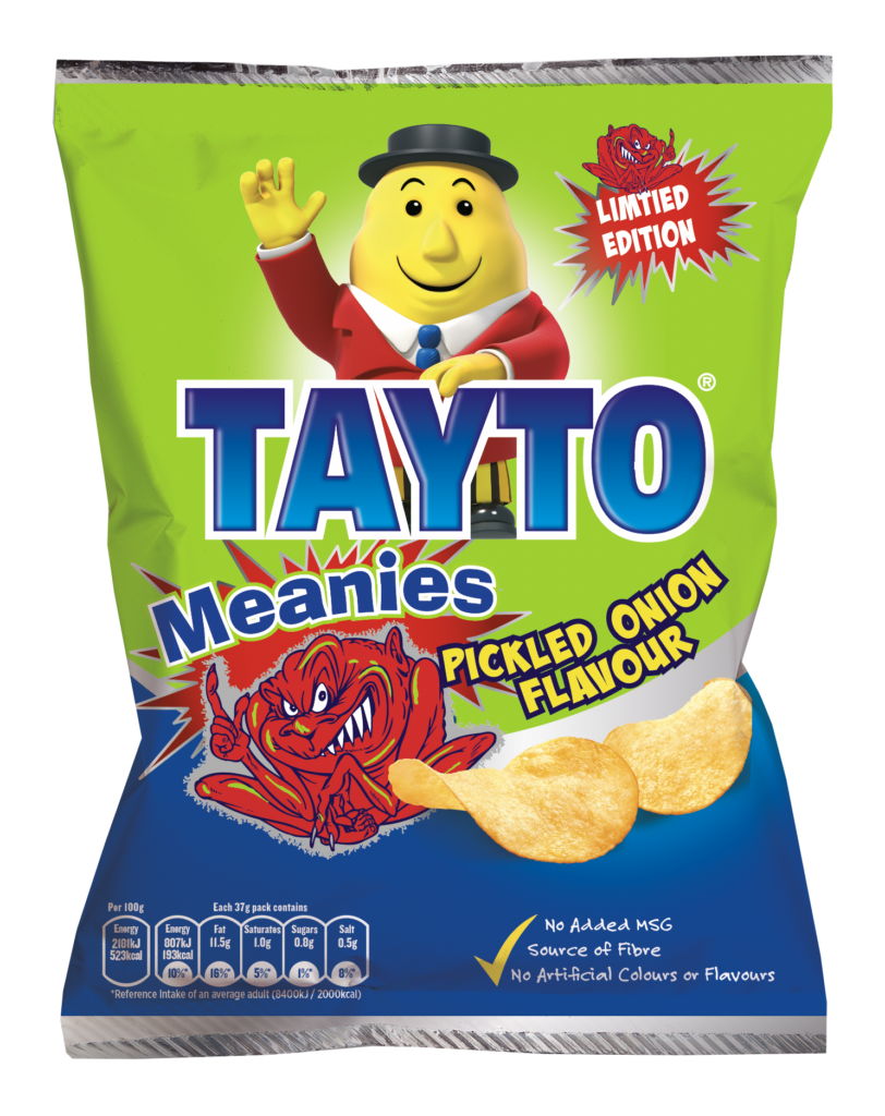Tayto is now available in Meanies flavour! - Onlymassive.ie